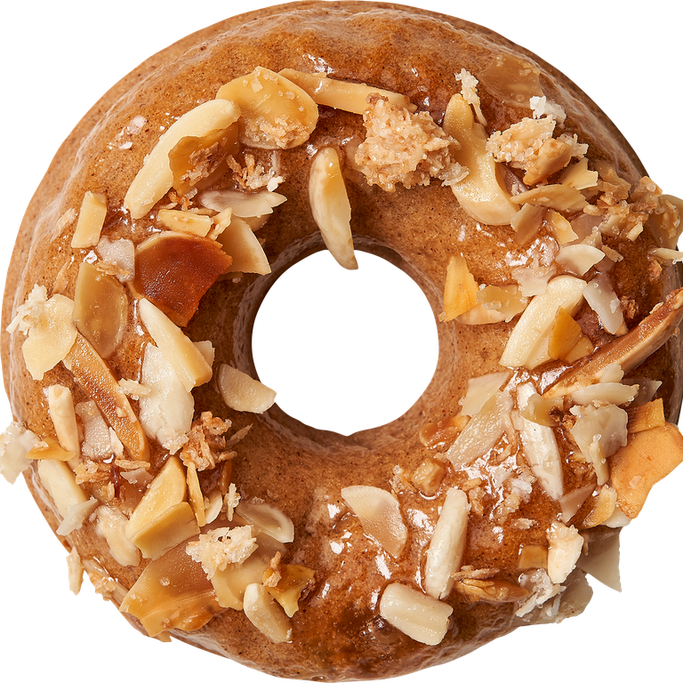 Speculoos-Amandel Cake Donut — Nederlands